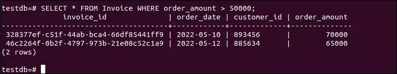 Type de données UUID PostgreSQL 1870_9