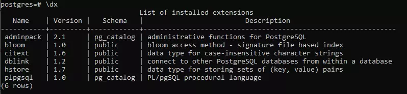 Postgres 創建擴展 1879_9