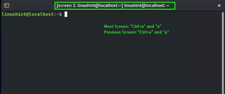 Jak mohu použít příkaz Screen v CentOS 197_14
