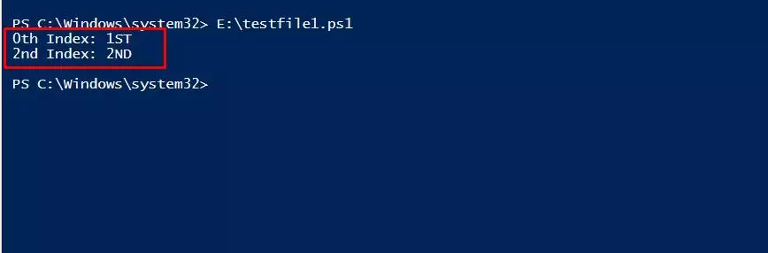 PowerShell တွင် ကြိုးတစ်ချောင်း၏ Array ကိုအသုံးပြုနည်း 2011_18