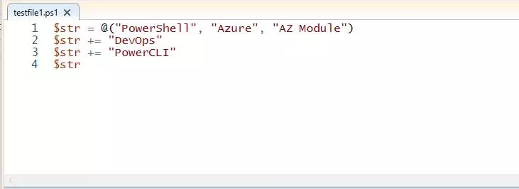 So verwenden Sie ein Array von Zeichenfolgen in PowerShell 2011_19