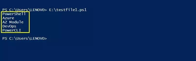 PowerShell ۾ Strings جو هڪ صف ڪيئن استعمال ڪجي 2011_20