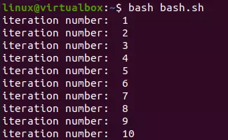 Bash For Loop 1 a 10 2039_4