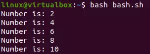 Iyini i-Syntax ye-Asic Loop in Shell Scripting? 2040_4