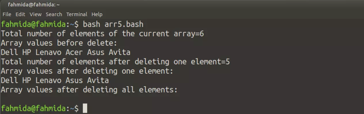 Cara menggunakan array di Bash 2052_5