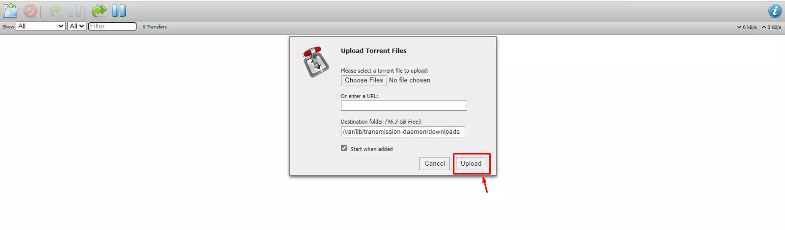 Paano I-setup ang Transmission – BitTorrent Client sa Raspberry Pi 2057_12