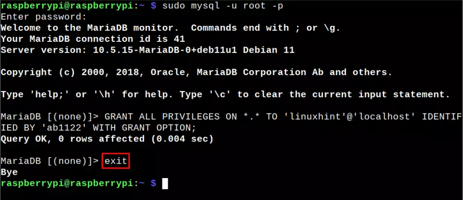 Cómo instalar PHPMyAdmin en Raspberry Pi 2059_9