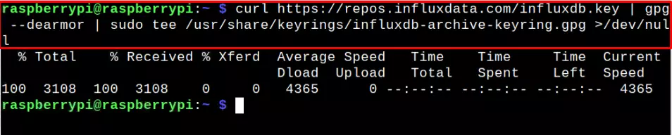 Sut i Osod InfluxDB ar Raspberry Pi 2061_2