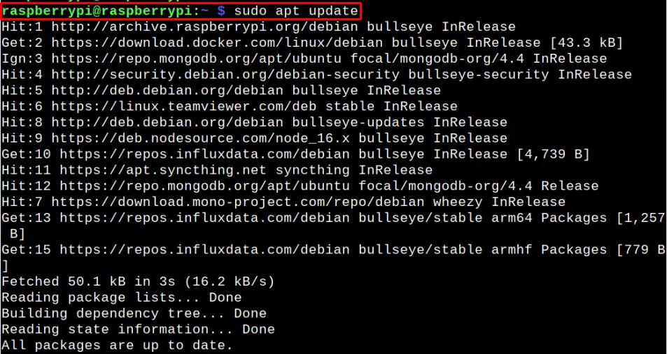 रास्पबेरी पाई वर InfluxDB कसे स्थापित करावे 2061_4