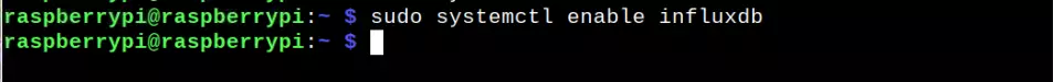 Raspberry Pi ನಲ್ಲಿ InfluxDB ಅನ್ನು ಹೇಗೆ ಸ್ಥಾಪಿಸುವುದು 2061_7