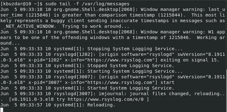CentOS 8 で Syslog サーバーをセットアップする方法 206_16