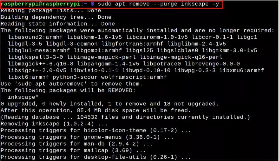 Giunsa i-install ang Inkscape sa Raspberry Pi 2073_4