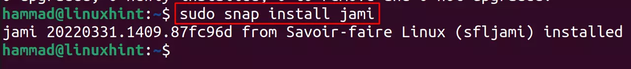 Nola instalatu Jami (Ring) Ubuntu 22.04-n - Skype alternatiba 2084_2