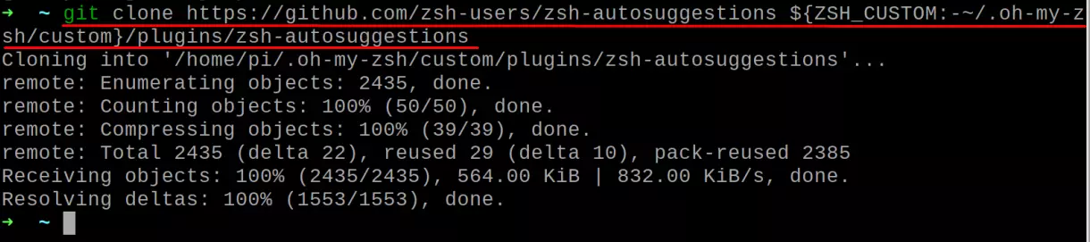 Giunsa ang Pag-install ug pag-setup sa Zsh (Z shell) sa Raspberry Pi 2086_10