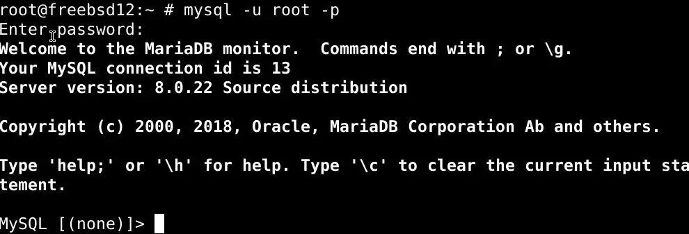 Installige MariaDB FreeBSD-le 2096_7