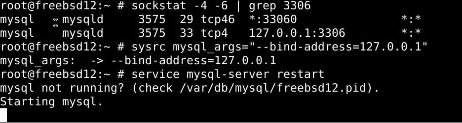 Installige MariaDB FreeBSD-le 2096_8