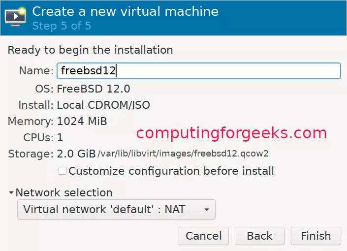 Nola instalatu FreeBSD 12 VirtualBox-en? 2098_14