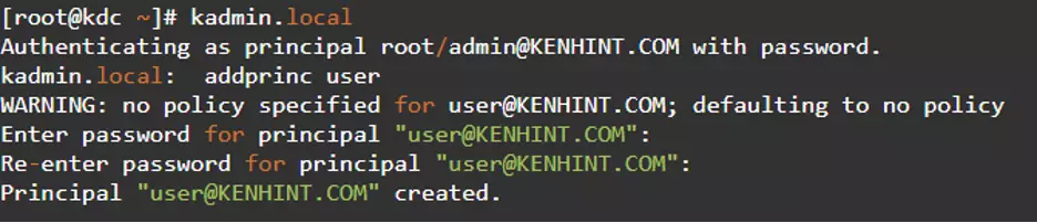 Konfigurimi i Linux për të vërtetuar Kerberos 209_7