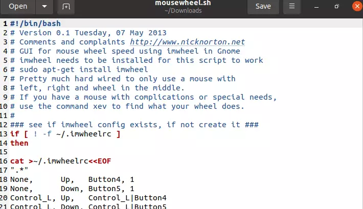 Giunsa ang Pagbag-o sa Speed scroll sa Mouse sa Ubuntu 20_3
