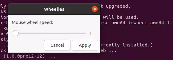 Ubuntu'до чычканды сыдыруу ылдамдыгын кантип өзгөртүү керек 20_6
