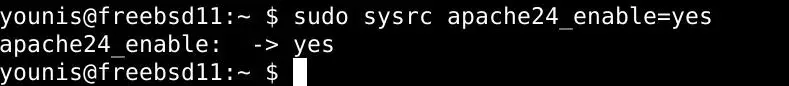 FreeBSD ನಲ್ಲಿ Apache, PHP ಮತ್ತು MySQL ಅನ್ನು ಸ್ಥಾಪಿಸಿ 2100_10