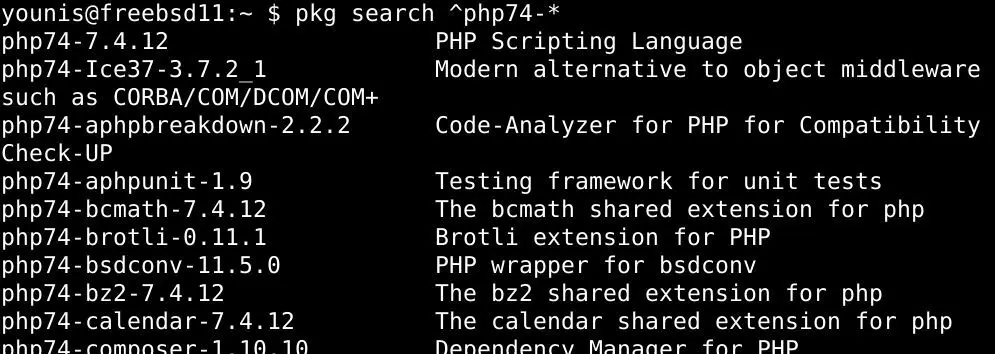 Sakinisha Apache, PHP, na MySQL kwenye FreeBSD 2100_25