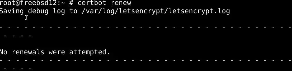 Setup litte wy fersiferje op FreeBSD 2101_6