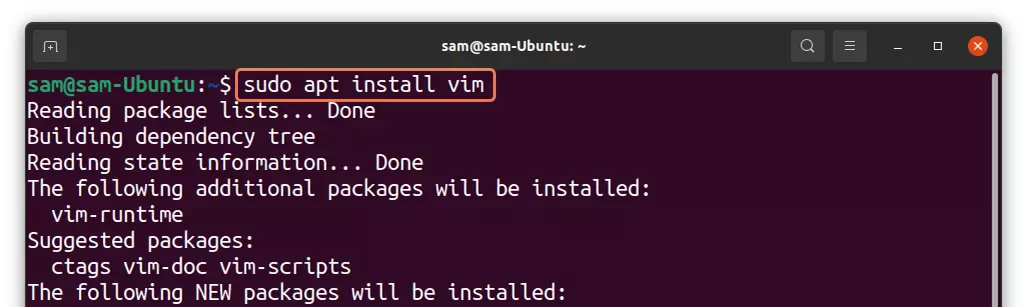 Како да ја поправите грешката „Командата на Vim не е пронајдена“ во Ubuntu 2165_2