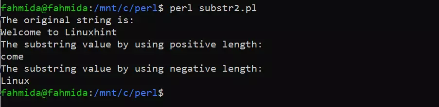 PERL substr() ශ්‍රිතය භාවිතය 2185_2