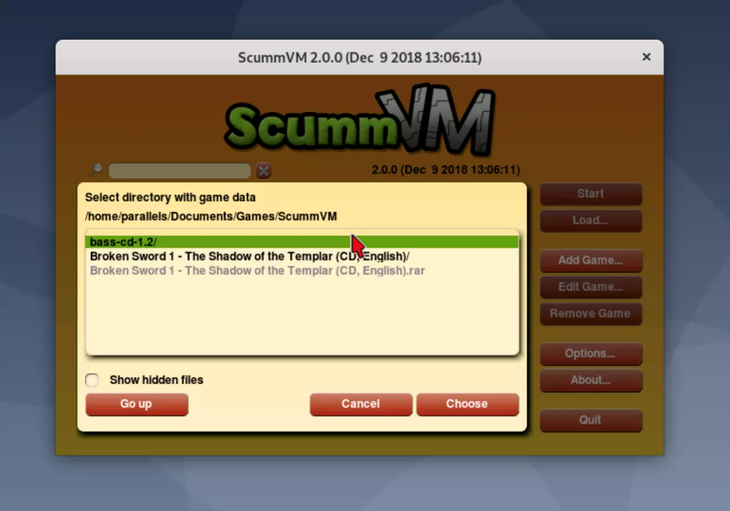 ScummVM- Linux တွင် ဂန္တဝင်စွန့်စားခန်းဂိမ်းများကို ကစားရန် အကောင်းဆုံးနည်းလမ်း 2234_2