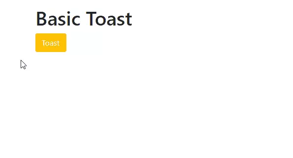 Ungayakha kanjani futhi uvule i-toast ku-Bootstrap 5 2259_1