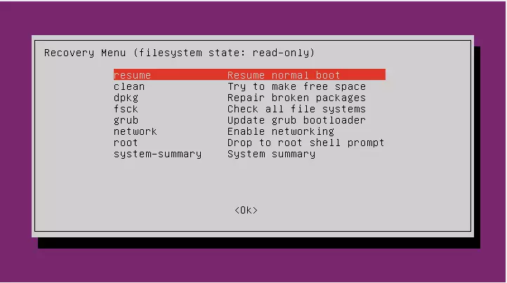 Giunsa ang Pag-boot sa Ubuntu ngadto sa Recovery Mode 2282_4