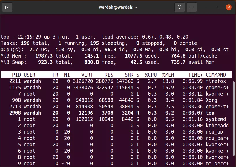 Ubuntu-da jarayon identifikatorini qanday topsam bo'ladi 2285_8
