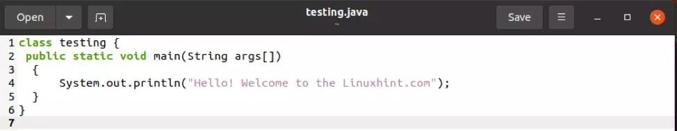 Paano Patakbuhin ang Java mula sa Command-line sa Linux 2293_4