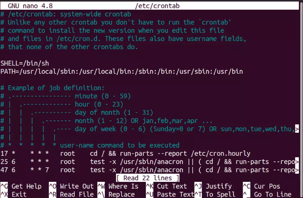 Giunsa ang Pag-iskedyul sa Pag-reboot Adlaw-adlaw sa Linux 2294_2