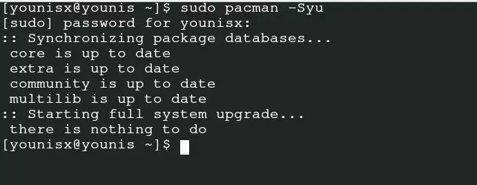 Ahoana ny fanavaozana ny Grub amin'ny Arch Linux 2311_1