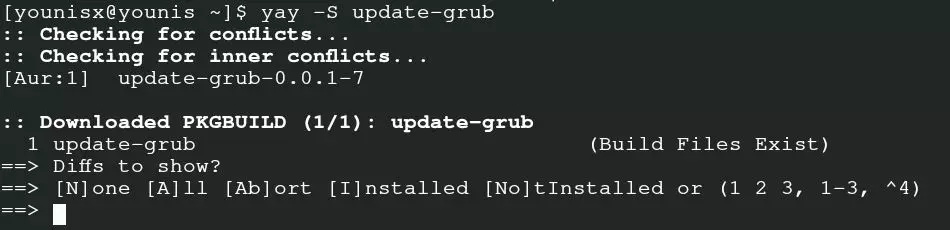 Nola eguneratu Grub Arch Linux-en 2311_9