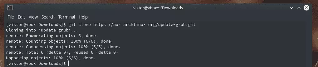 Arch Linux'та GRUBти кантип жаңыртса болот 2316_20