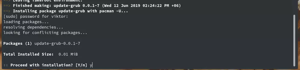 Comment mettre à jour GRUB sur Arch Linux 2316_22