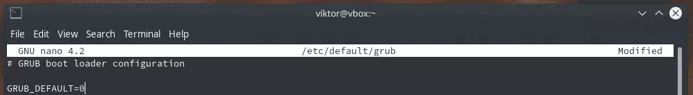 Faʻafefea ona faʻafouina le GRUB ile Arch Linux 2316_7