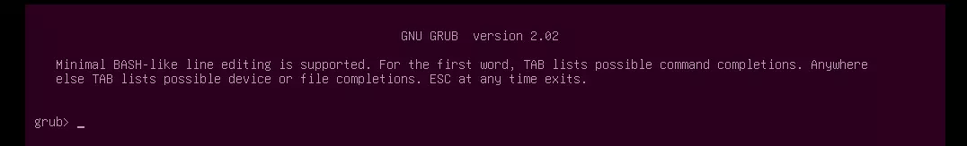 Ako používať GRUB Rescue na Ubuntu 18.04 LTS 2321_1