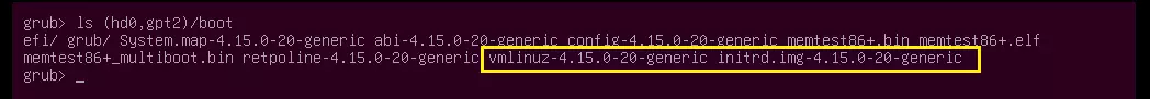 كيفية استخدام GRUB Rescue على Ubuntu 18.04 LTS 2321_7