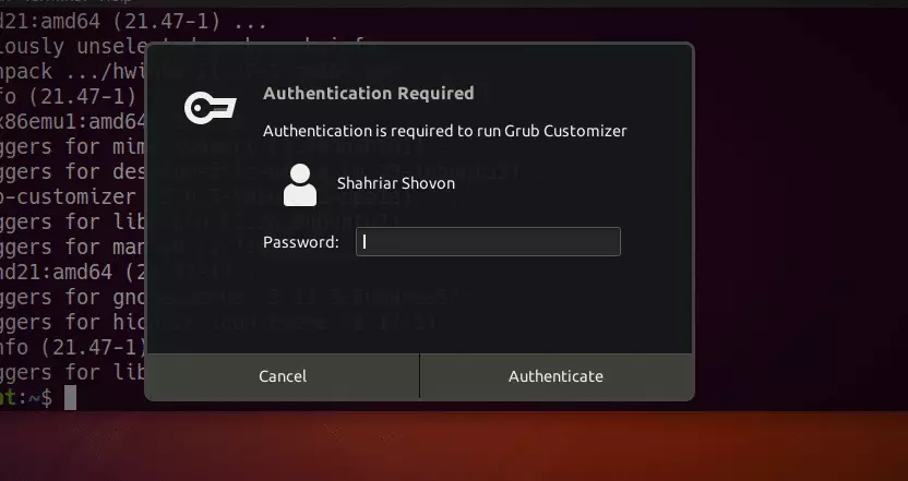 Инсталирајте го Grub Customizer на Ubuntu 2322_10