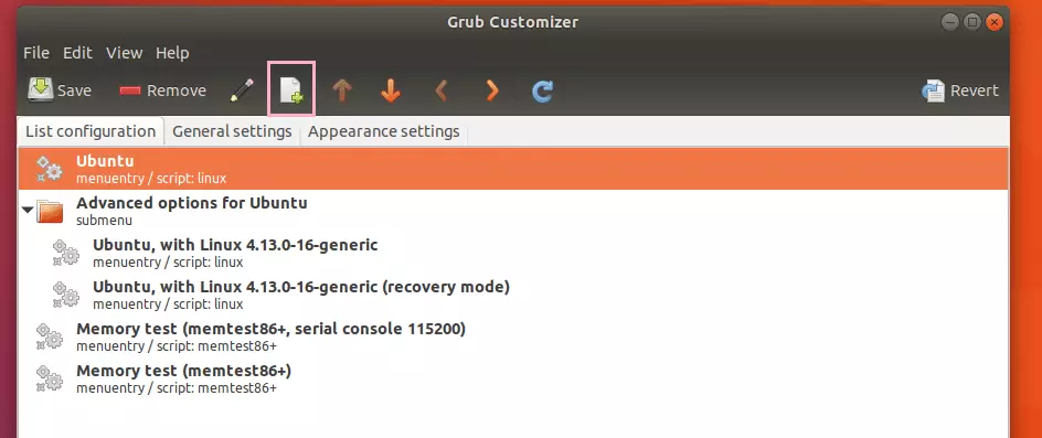 Instal·leu Grub Customizer a Ubuntu 2322_17