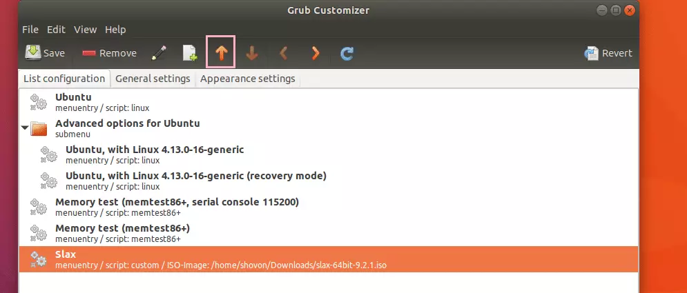 Ubuntu дээр Grub Customizer суулгана уу 2322_24