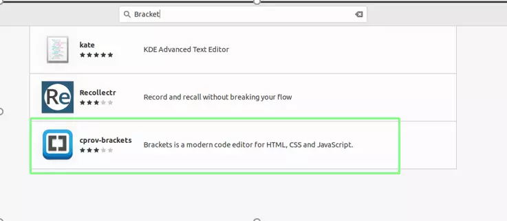 I-install ang Brackets Code Editor Sa Ubuntu 20.04 2327_5