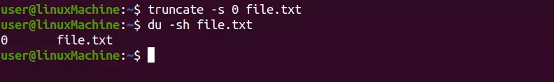 Kako koristiti naredbu “Truncate” u Linuxu? 2328_5