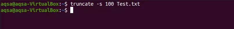 Hvernig á að nota „Truncate“ skipunina í Linux? 2328_8