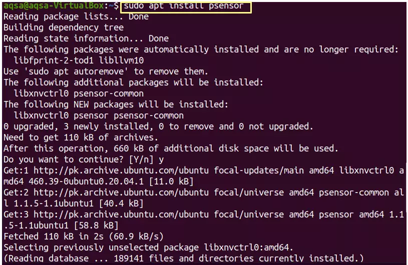 Bagaimana Cara Menginstal dan Mengonfigurasi Monitor Sensor Psensor di Linux? 2331_2