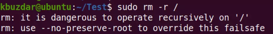 Exemplu de comandă Linux „rm”. 233_8
